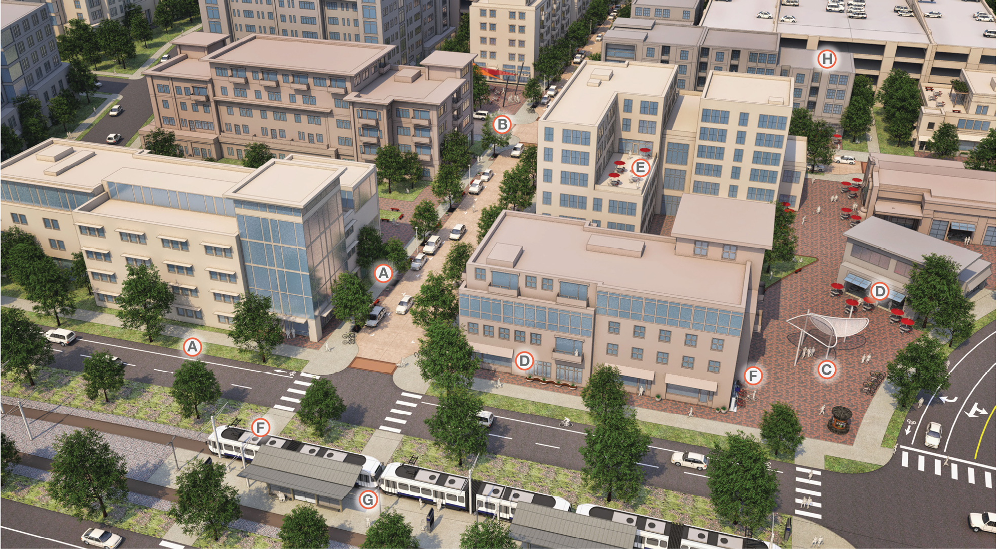 Place Types: Community Activity Center - Charlotte Future 2040