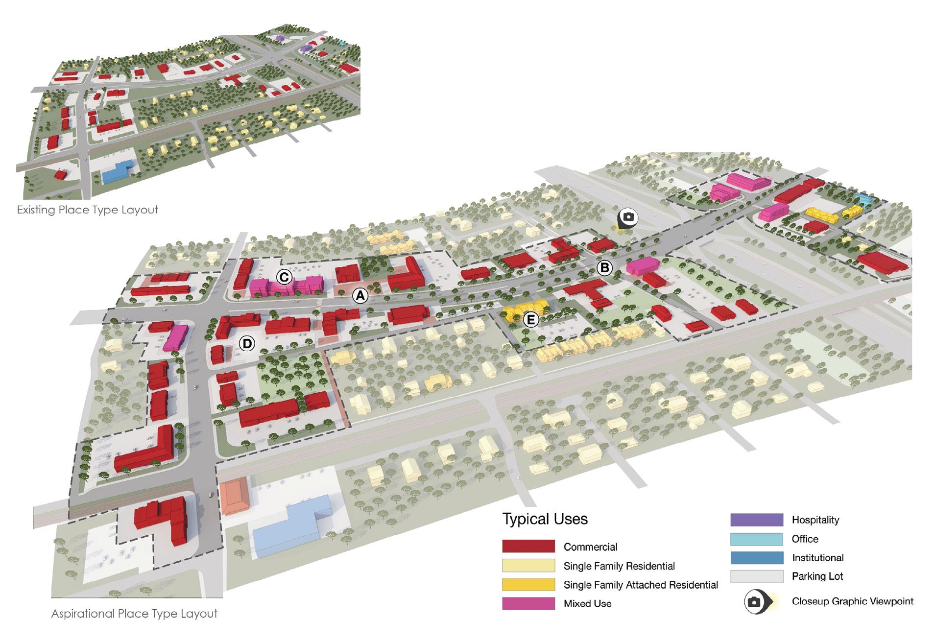 Place Types: Commercial - Charlotte Future 2040